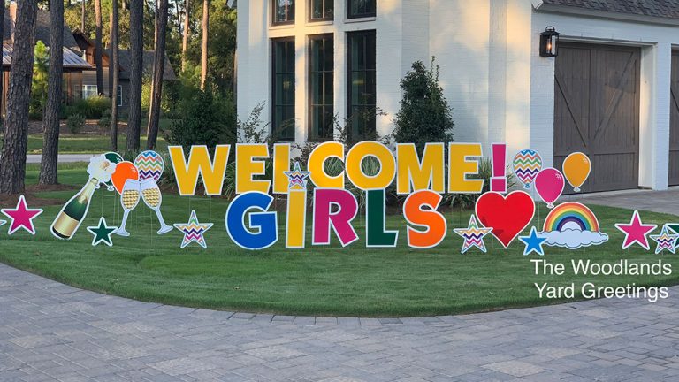 Welcome Home Yard Signs Texas | The Woodlands Yard Greetings